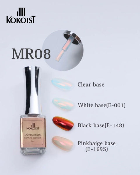 KOKOIST : Orange Liquid Mirror (MR-08) – KIOKO NAIL SUPPLY